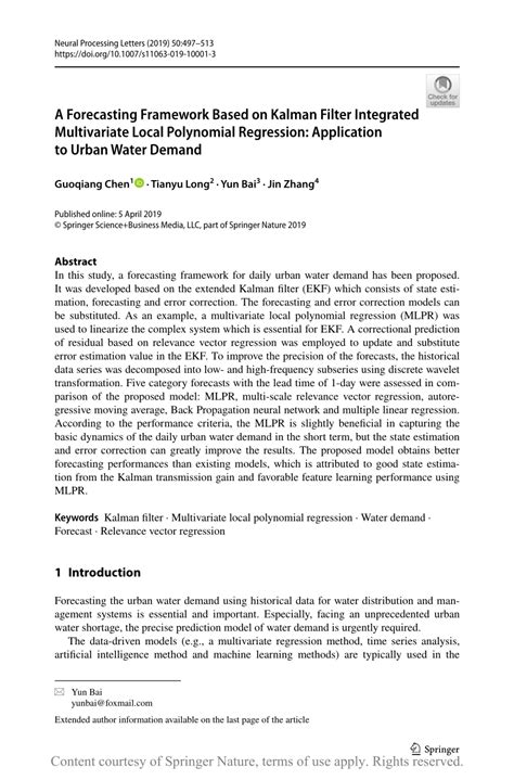 A Forecasting Framework Based On Kalman Filter Integrated Multivariate Local Polynomial