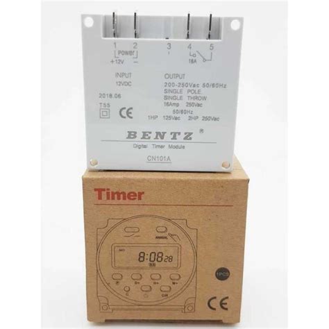 Promo New Timer Listrik 12v Dc Programmable Switch Auto On Off Versi Autolock Diskon Diskon 36