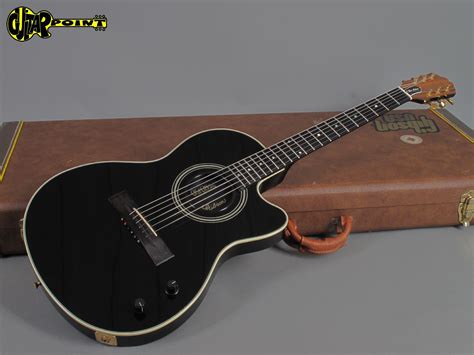Gibson Chet Atkins Ce 1990 Ebony Guitar For Sale Guitarpoint