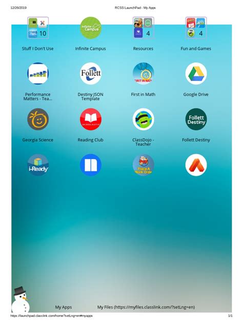 Rcss Launchpad My Apps Pdf