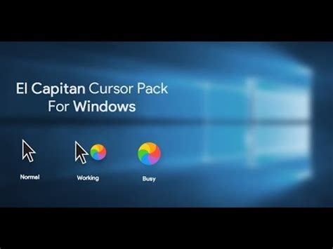 Como Colocar O Cursor Do Mac OS No Windows YouTube