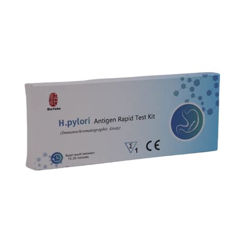 China Manufacturer Bioteke Corporation Helicobacter Pylori Rapid Antigen Test Kit