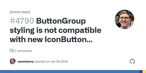 Buttongroup Styling Is Not Compatible With New Iconbutton Tooltips · Issue 4790 · Primerreact