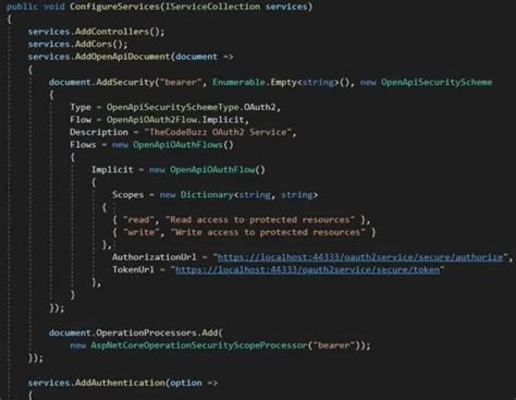 Nswag Oauth Authorization Openapi Swagger In Asp Net Core Thecodebuzz