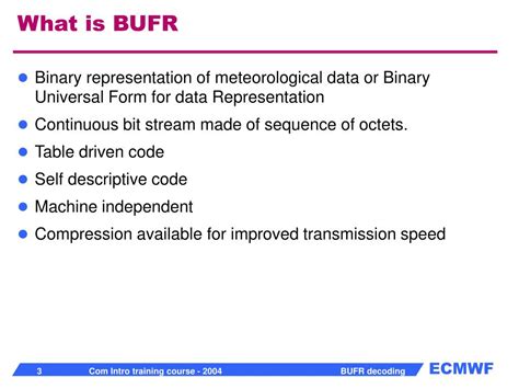 Ppt Bufr Decoding Powerpoint Presentation Free Download Id3890306