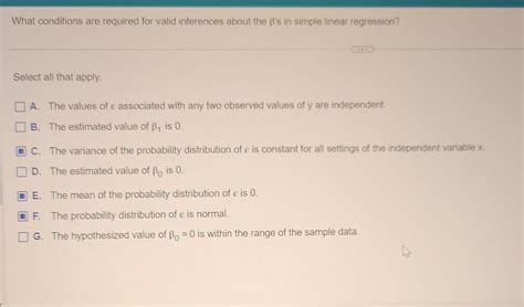 Solved What Conditions Are Required For Valid Inferences