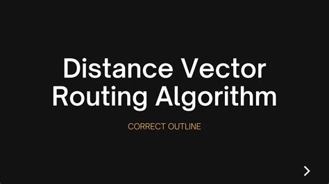 Distance Vector Routing Algorithm شرح Network بالعربي YouTube