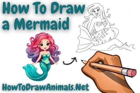 How To Draw A Mermaid Easy And Fun Drawing Guide