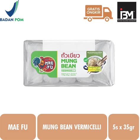 Jual Mae Fu Thai Mung Bean Bihun Soun Vermicelli 35gr 5s Shopee Indonesia