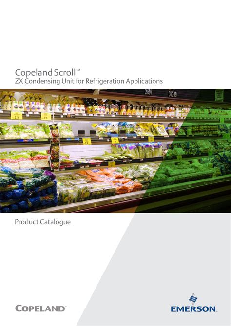 Copeland Scroll ZX Condensing Unit For Refrigeration Applications