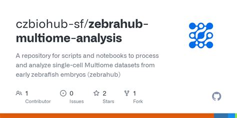 GitHub Czbiohub Sf Zebrahub Multiome Analysis A Repository For Scripts And Notebooks To
