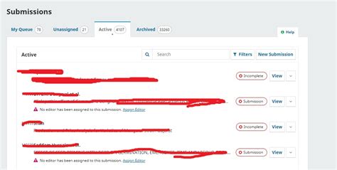 Ojs 340 4 Incomplete Submission Display On Top Of Unassigned And Active Tabs Software