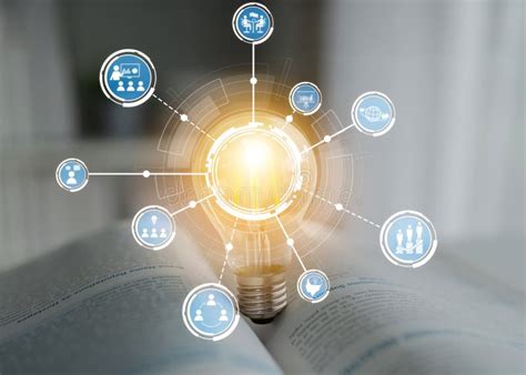 Conceptual Representation Of Innovation With Light Bulb And