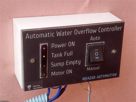 Automatic Water Overflow Control And Dry Run Preventer Without Automatic Water Overflow Control And Dry Run Preventer Without