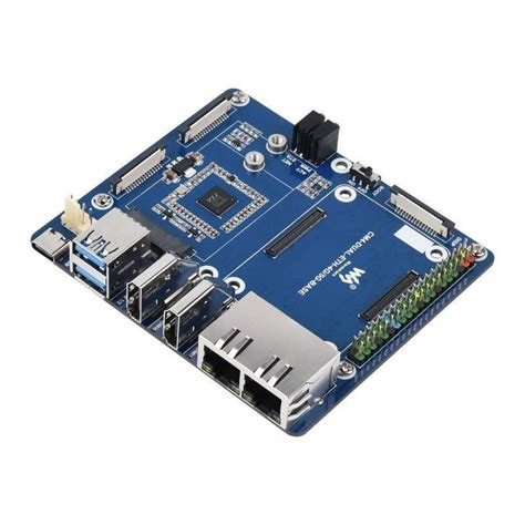 Dual Gigabit Ethernet 5g 4g Base Board Designed For Raspberry Pi Compute Module 4 Ws 20885