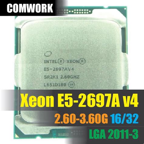 ซีพียู Intel Xeon E5 2697a V4 Lga 2011 3 Cpu Processor X99 C612