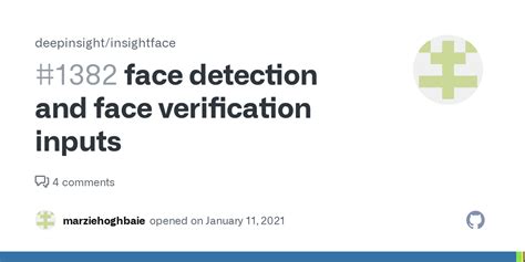 Face Detection And Face Verification Inputs Issue 1382 Deepinsight