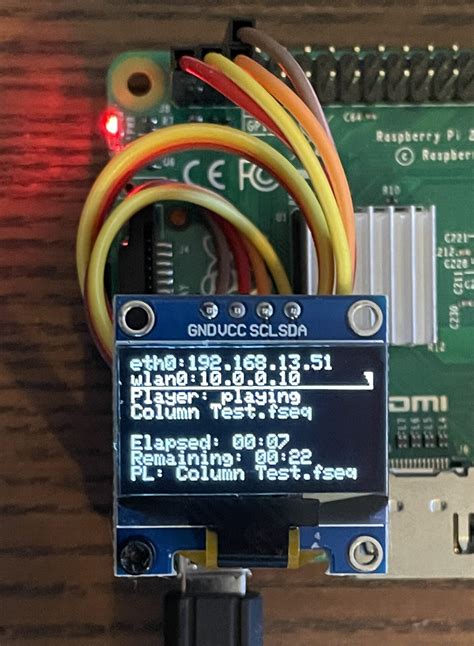 Add An OLED To A Raspberry Pi Lunar Den Lights Archive