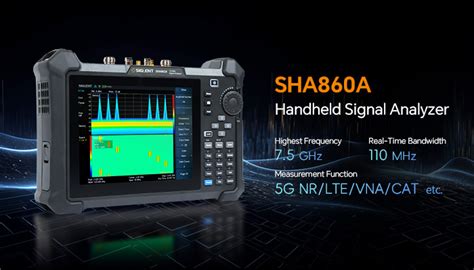Siglent All In One Handheld Signal Analyzer For 5g Lte Field Testing Siglent Introduces The