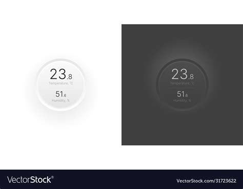 Control Knob Used For Regulating Ui And Ux Kit Vector Image