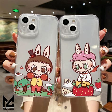 Jual Softcase Bening Clear Case Tecno Pova Spark Pro Spart Motif Labubu Kartun Lucu