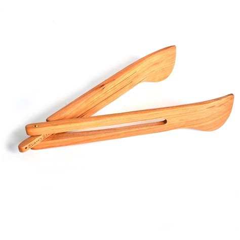 Non Stick Wooden Cooking Tongs Southern Highland Craft Guild