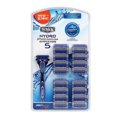 Schick Hydro 5 Premium Razor Blade 17 Pcs 161 │safety Mens