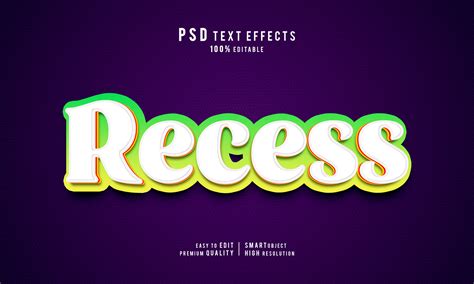 Creative Recess Editable 3d Text Effect Graphic By Visualeffects102 · Creative Fabrica
