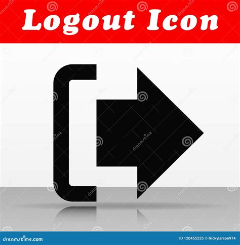 Logout Vector Icon Isolated On White Background Outline Thin Line Logout Icon For Website