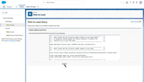 How To Enable Visitor Tracking In A Salesforce Crm Web Form