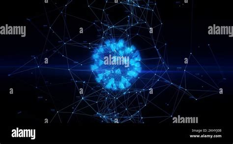 Coronavirus Covid Digital Model Researching D Animation Of Ncov Stock Video Footage