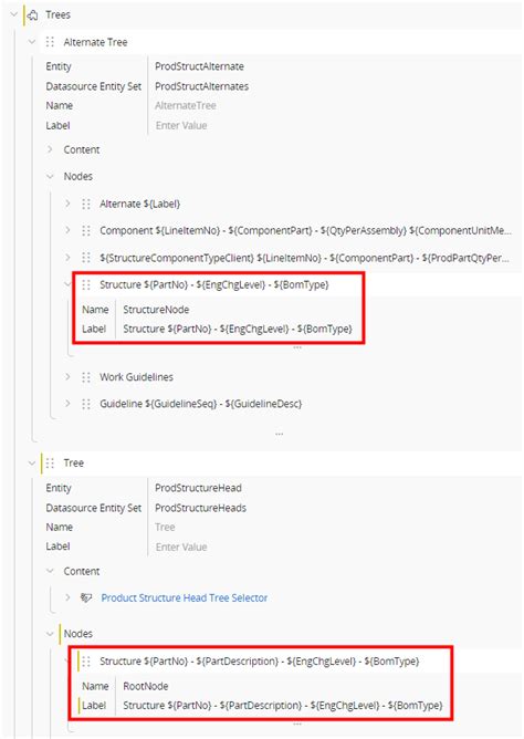 tree view configuration ifs community