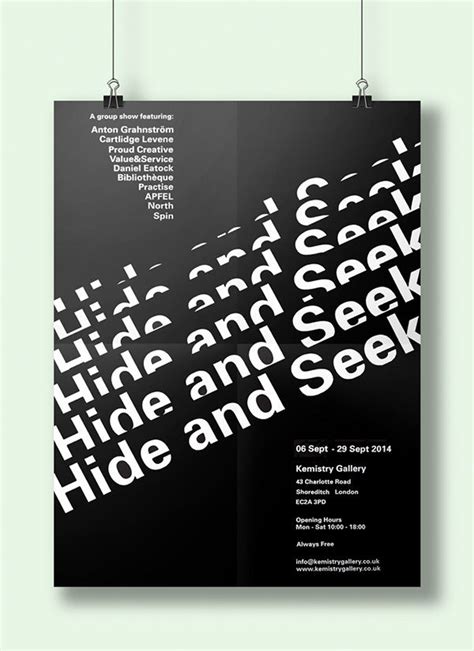 Typographic Hierarchy And Sequence Poster Design