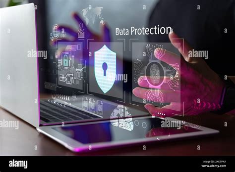 Internet Technology Cyber Security Digital Crime Concept Data Protection From Hackers Network