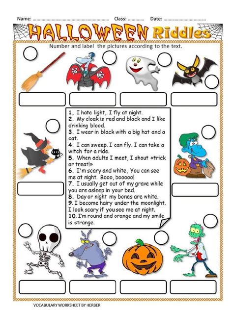 Halloween Riddle Pdf