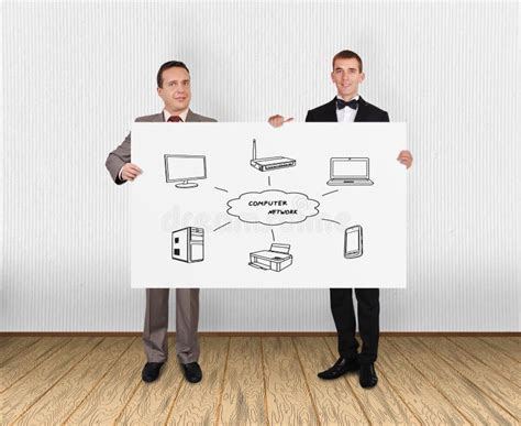 Wi Fi Scheme Stock Photo Image Of Laptop Phone People