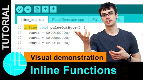 faster arduino code with forced inline functions c visual