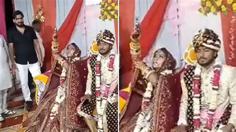 বিয়ের আনন্দে বন্দুক থেকে গুলি ছুড়ে বিপদে নববধূ ভিডিও