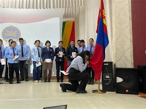 МОНГОЛ УЛСЫН ИРГЭНИЙ АНДГАЙ ӨРГӨХ ЁСЛОЛ ЫН ҮЙЛ АЖИЛЛАГАА АМЖИЛТТАЙ ЗОХИОН БАЙГУУЛАГДЛАА