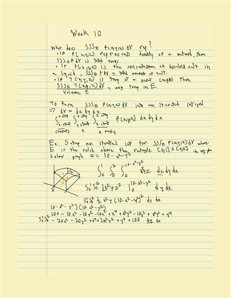 Calc 132 Week 10 Week 10 Who Does 5 Se Flays Dr Rep If Foxy Z