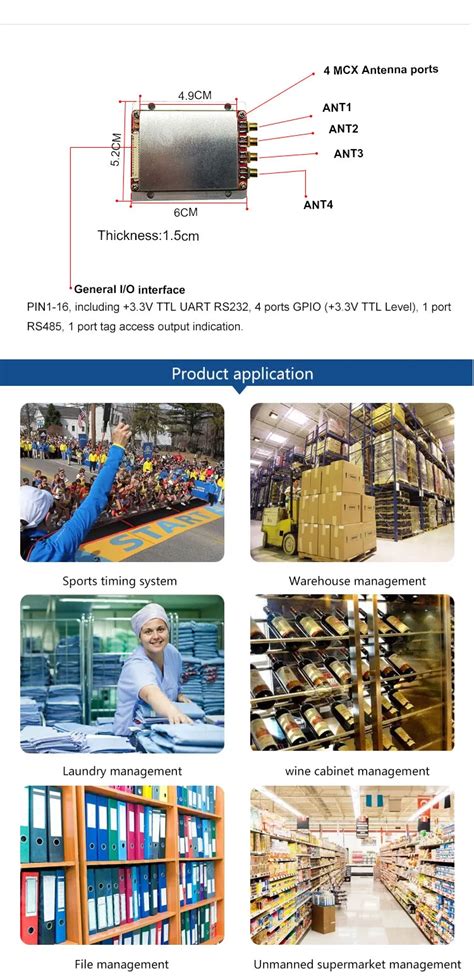 4 Gpio Rs232 Micro Raspberry Pi With Gprs Wifi Ttl 860 960 Mhz Uhf Rfid Module