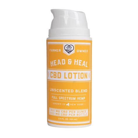 Unscented Cbd Lotion Head And Heal