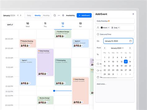 Calendar Date Picker By Product Saas For Ui8 On Dribbble