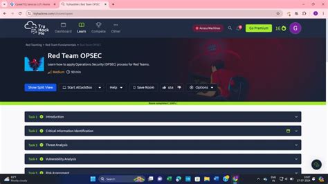 Gunasri Ganesan On Linkedin Cybersecurity Redteam Opsec Tryhackme Certification Infosec…