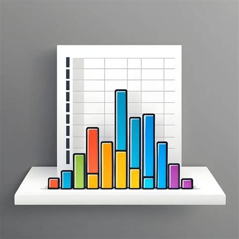 Premium Photo Bar Graph Icon Business Chart Data Visualization Graph Diagram Statistical Bar