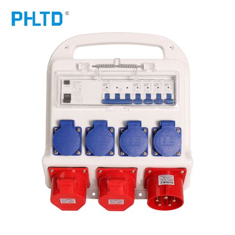 Phltd IP Waterproof Plug Socket Industrial Combination Box For Factory Airport Stations Power