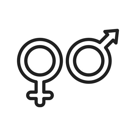 Gender Signs Male Sign Female Sign Masculine Feminine Sexual