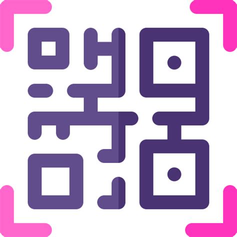 Qr Code Basic Rounded Flat Icon