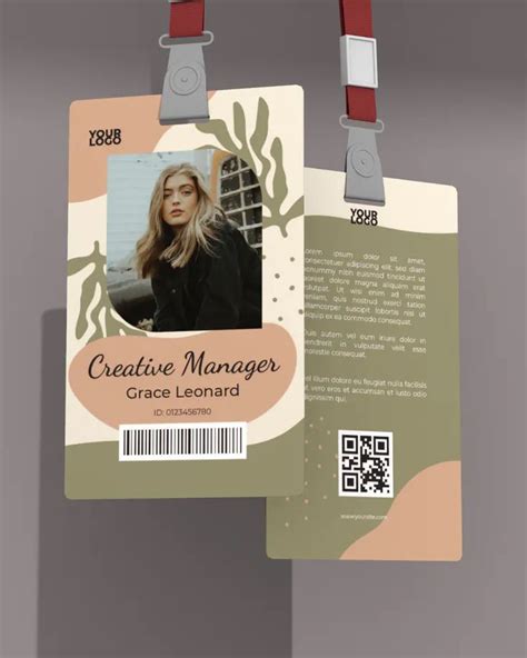 Pin On ID Card Templates