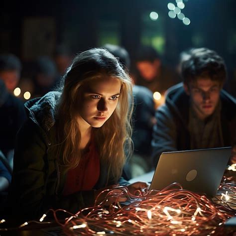 Premium AI Image Female Science Babe Learning How To Anaylse Data On A Computer In A Laboratory
